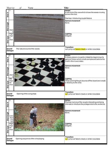 Storyboard Main Task | PDF