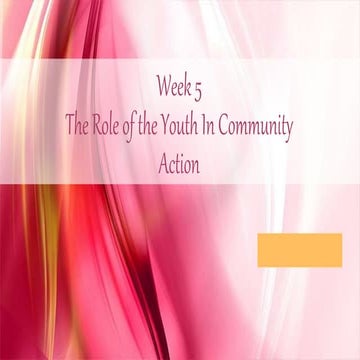 Lesson 9- The Role of the Youth in Community Action.pptx