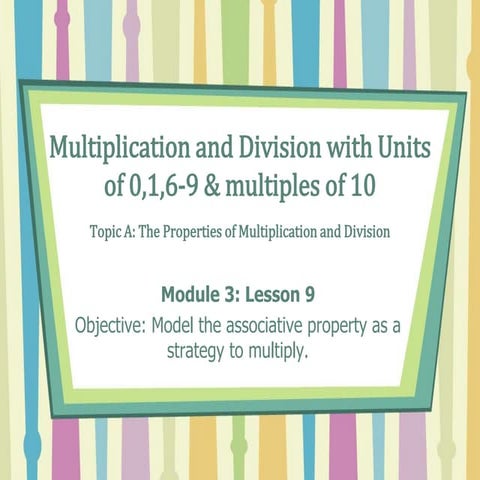 Module 3 Lesson 9 | PPT