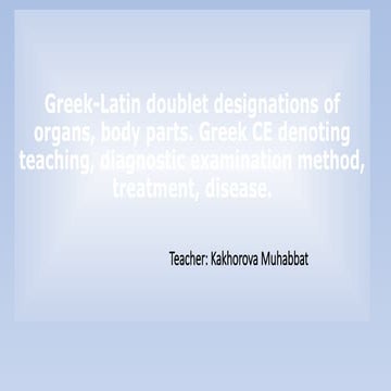 lesson 9 latin presentation subjectedjjvgxjv | PPTX