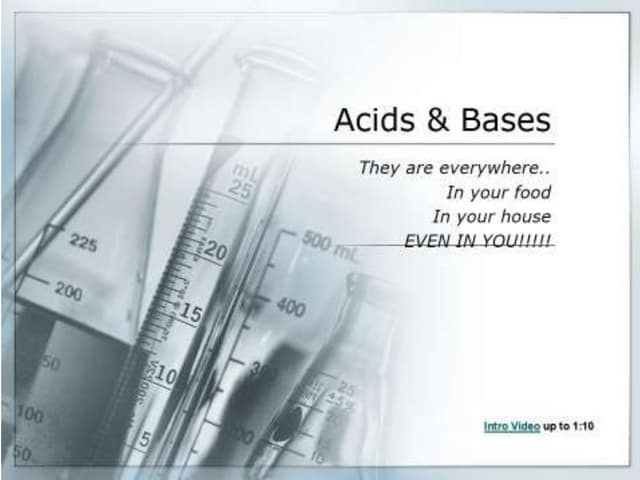 acids and bases | PPTX