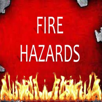 Fire Hazard | PPT