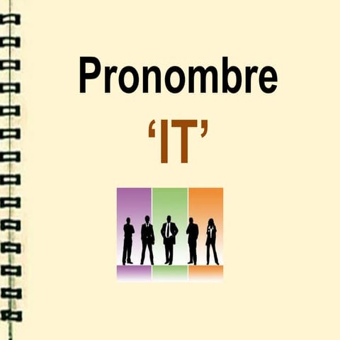 Lesson 9 pronombre it | PDF