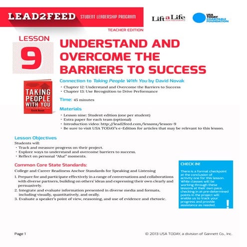 Lesson 9: Teacher Edition | PDF