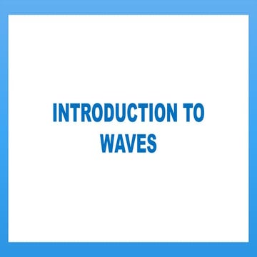 Waves ppt. | PPTX