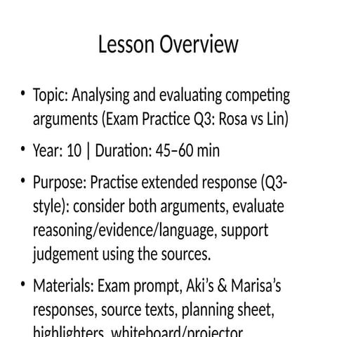 Lesson_Analysing_and_Evaluating_Arguments_Rosa_vs_Lin/ global ...