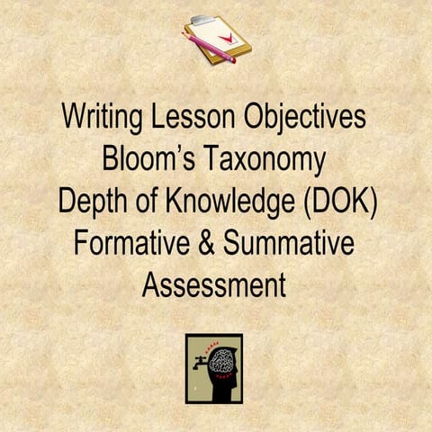 Lesson Plan and Assessment Alignment | PPTX