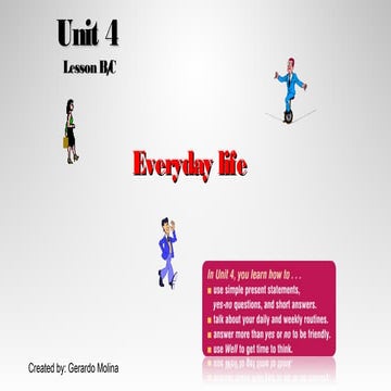 Lesson b & c Touchstone 1A Unit 4 | PPT