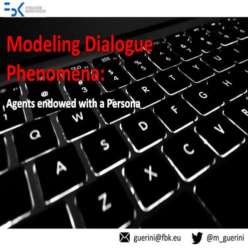 Persona-Based Conversational Agents | PDF