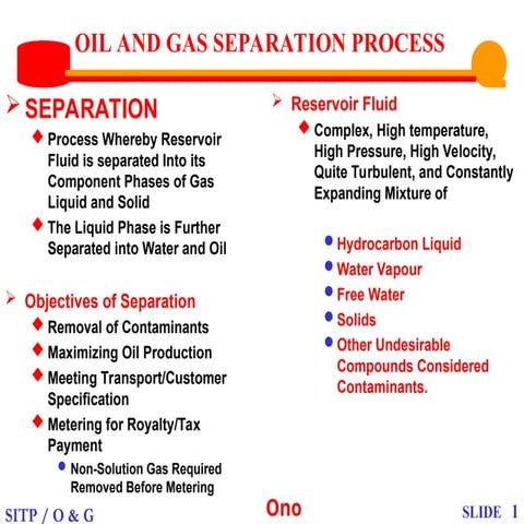 LESSON_D.ppt oil and gas separation process | PPT