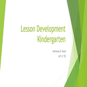 Lesson Development- kindergarten.pptx