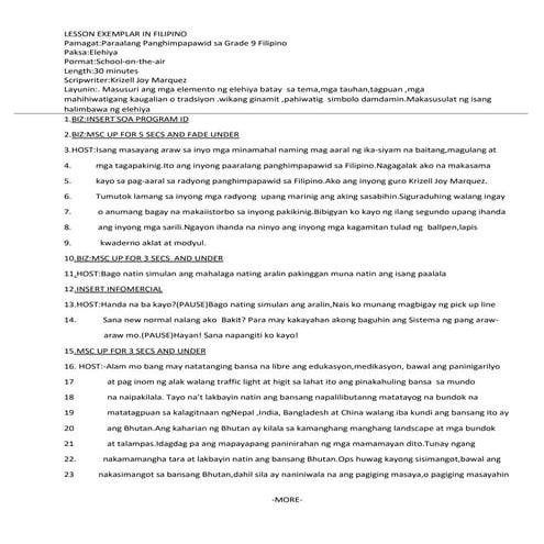 LESSON EXEMPLAR Filipino_ELEHIYA.docx