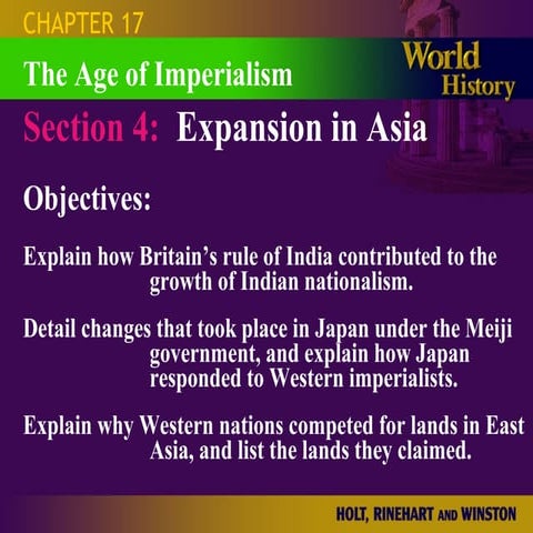 Lesson Four - Imperialism in Asia | PPT