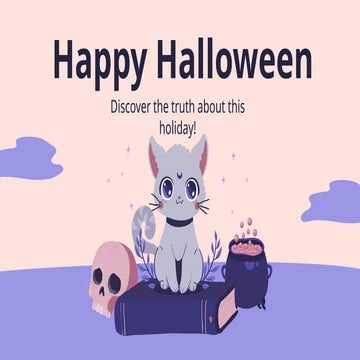 Lesson Halloween - class for students in HS | PPT