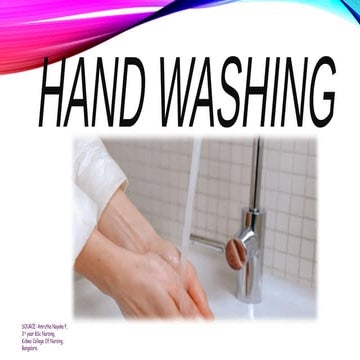 Hand washing | PPTX