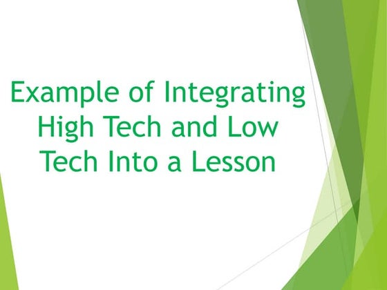 Integrating Technology in the Classroom | PPTX