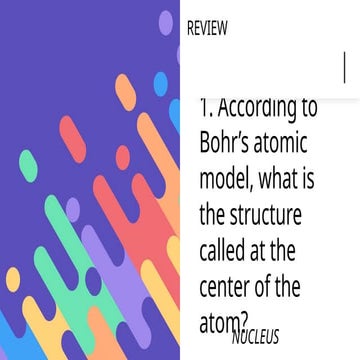 Lesson No. 1 BOHR MODEL OF THE ATOM.pptx