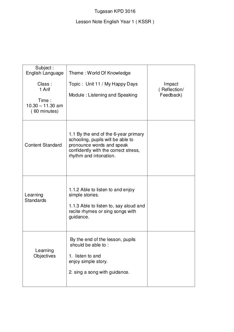 Lesson Note Kpd3016 Lesson Note Kpd3016