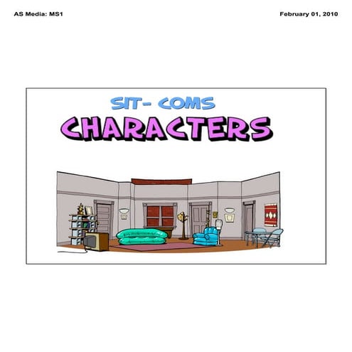 Sitcom Characters | PDF