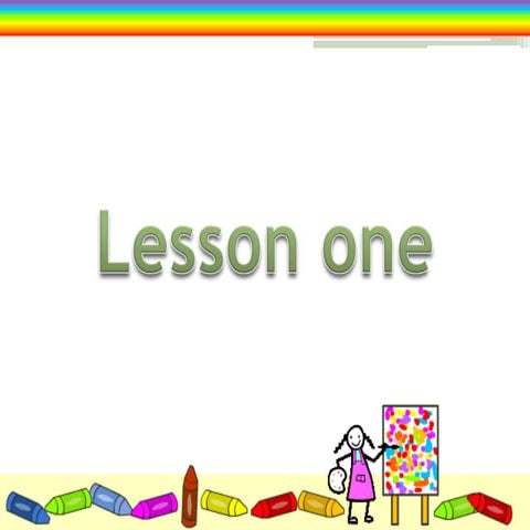 Lesson one | PPTX