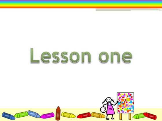 Lesson one | PPT