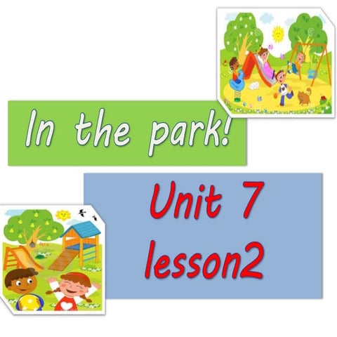 family and friends - in the park | PPTX