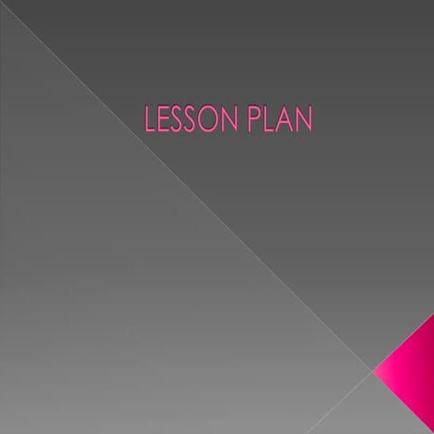 Music theory lesson plan | PPT