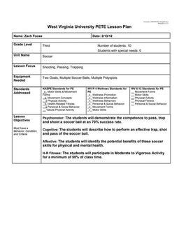 Full Volleyball Unit Plan | PDF
