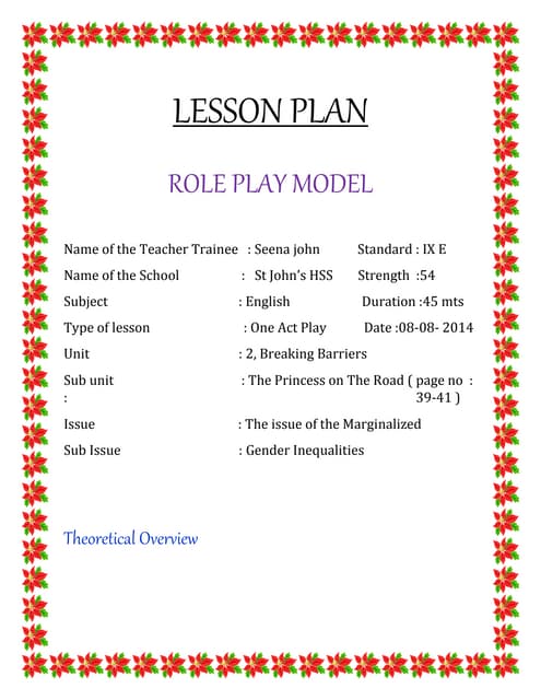 Final project lesson plan | PDF