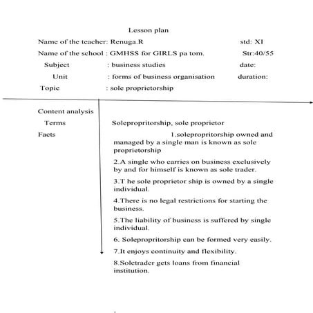 Lesson plan | DOCX