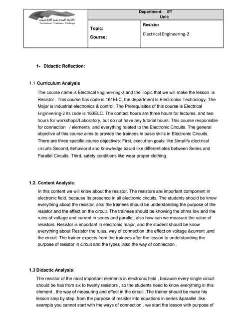 science 8 electricity lesson plan | DOCX