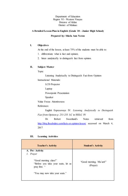 LP lesson plan for Facts and Opinion.docx