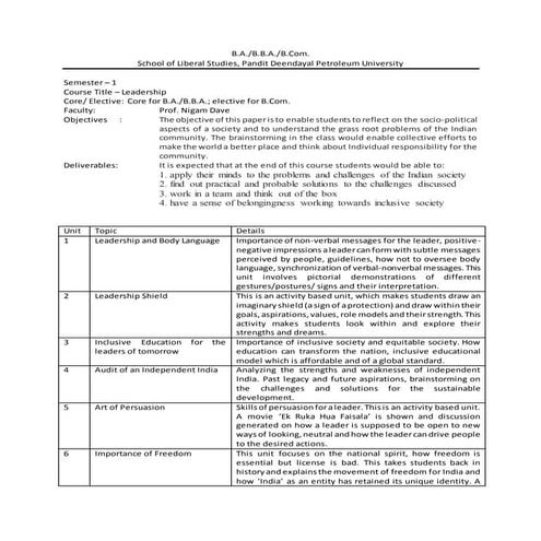 Lesson plan: Leadership | DOCX