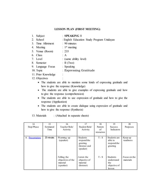 A detailed lesson plan in math grade 1 | DOCX | Education