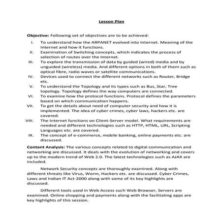 Lesson4.0 unit 4 the internet and global impact | PPTX
