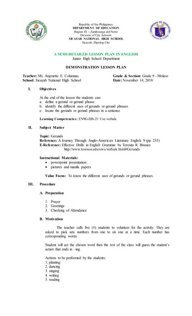 Lesson Plan on Modals | PDF