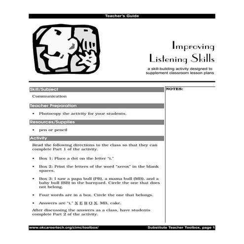 Lesson plan - Listening | PDF