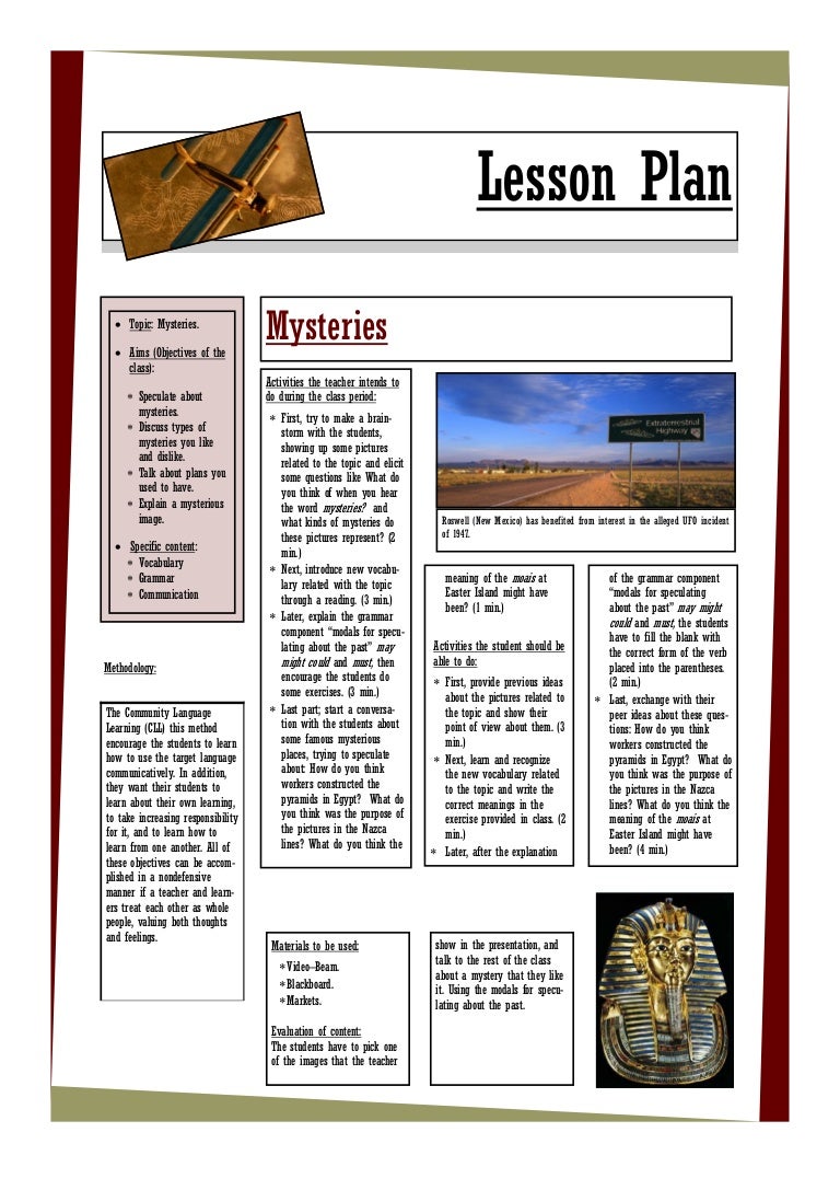 Microteaching - Lesson Plan