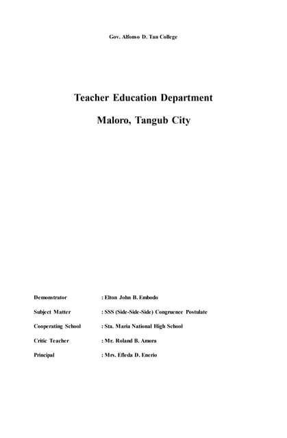 COT3 Lesson Plan Grade 8 | PDF