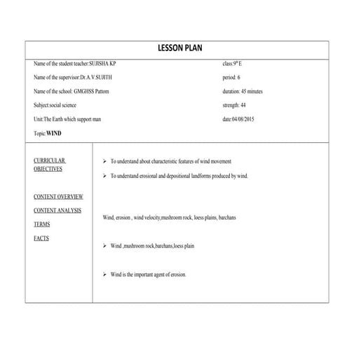 Lesson plan 1 | DOC
