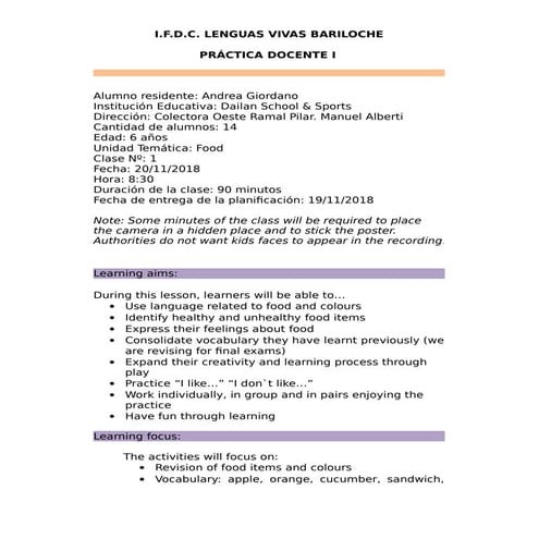 Lessonplan1 | PDF