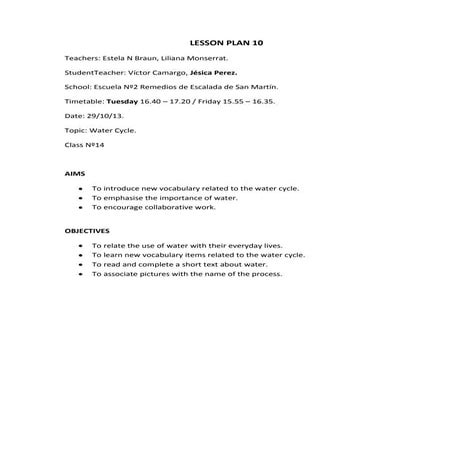 Lesson Plan 10 | DOCX