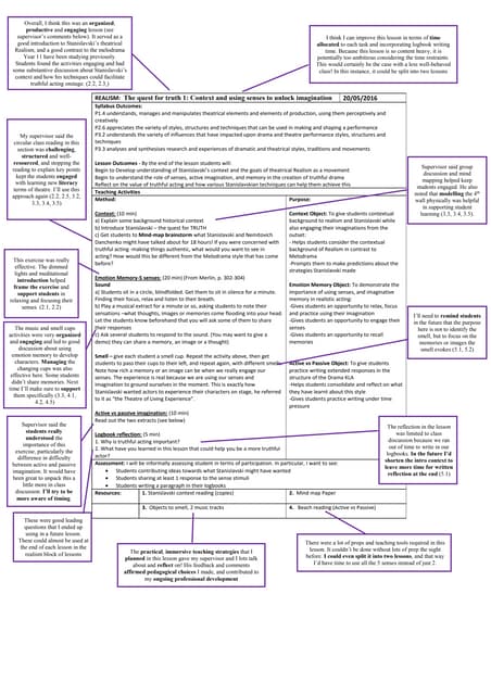 Lesson Plan Template with Annotations | PDF