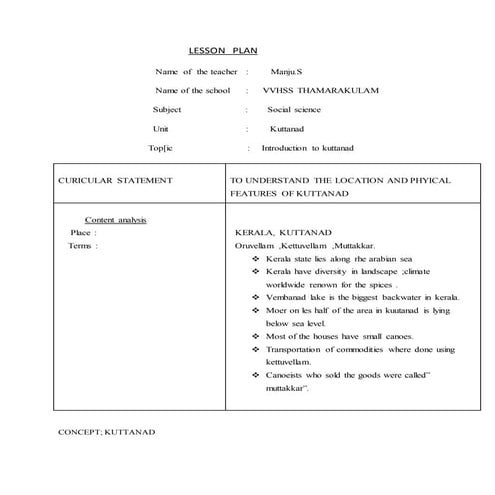 Lesson plan 121 | DOCX