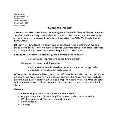 Lesson plan 2 | DOCX