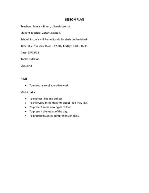 Lesson Plan 1 | DOCX
