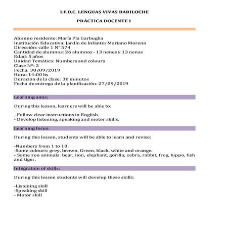 Lesson plan 2 | DOC