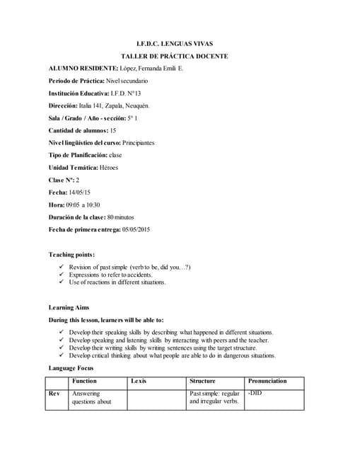 Official Detailed Lesson Plan | PPT