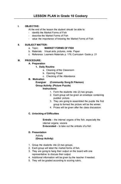 Lesson 2 fish culture | PPTX | Fish and Aquariums | Pets