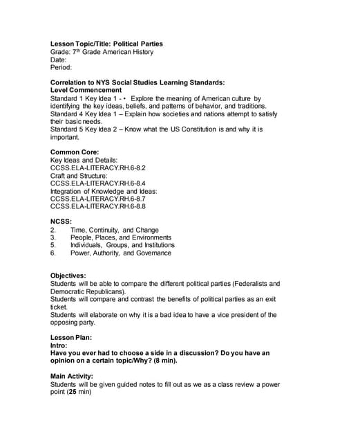 Lesson plan 11 map activity | DOCX